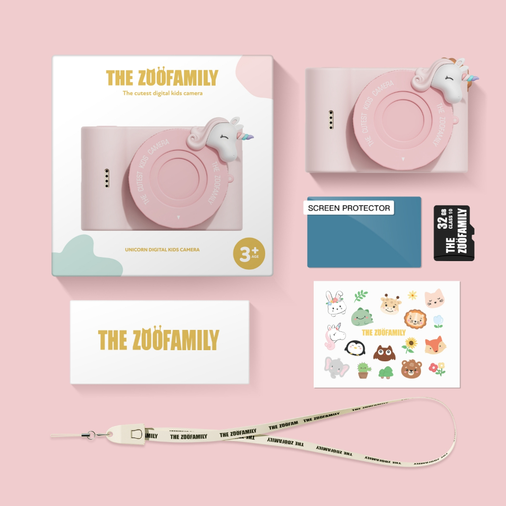 The Zoofamily Dětský fotoaparát UrbanZoo Jednorožec | lalashop.cz